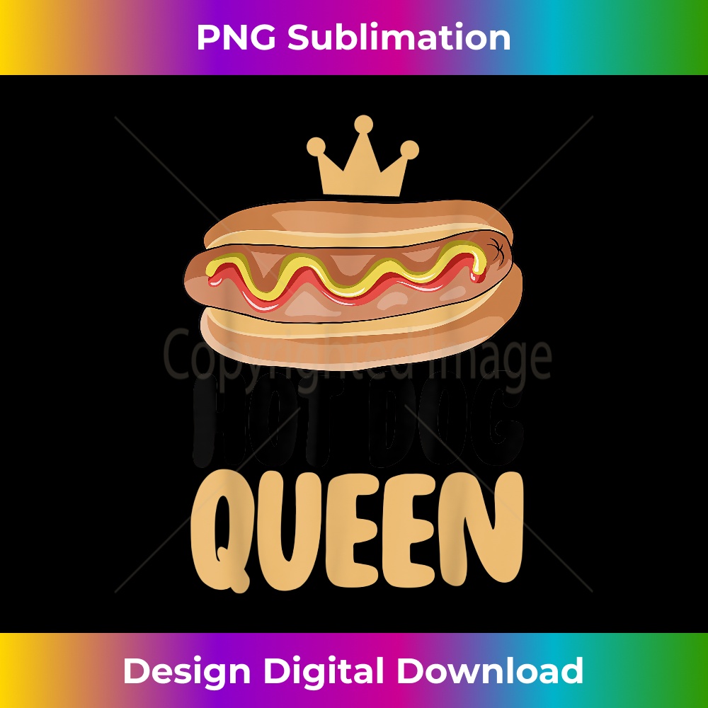 Hot Dog Hotdog Queen - Eco-Friendly Sublimation PNG Download | Inspire ...
