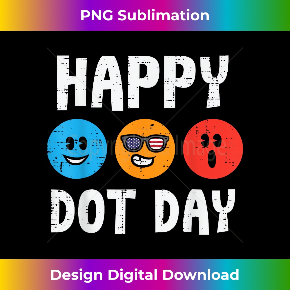 Happy International Dot Day Faces US Flag - Sublimation-Opti | Inspire ...