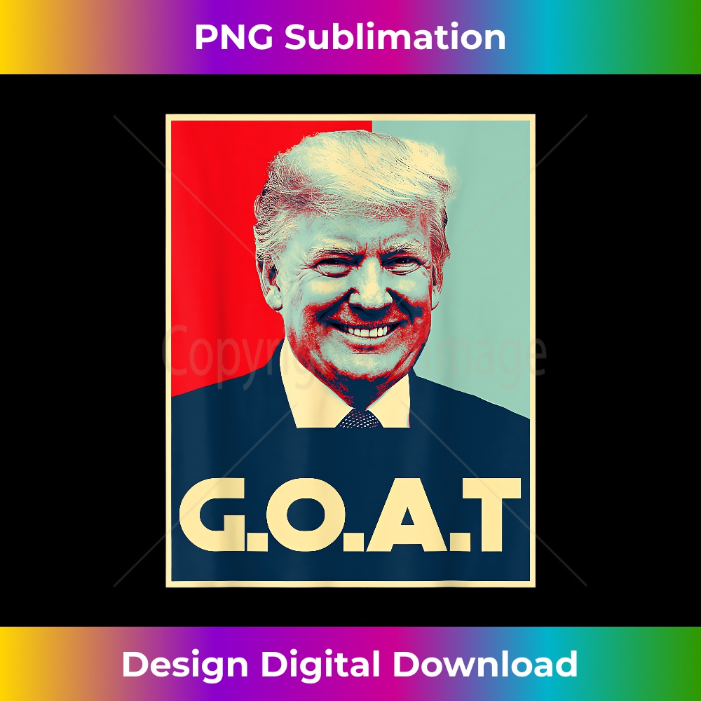 Mens Trump GOAT 45th Presidential Election 2024 Republican - - Inspire ...
