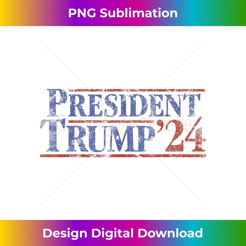 Trump 2024 President Trump '24 Vintage - Innovative PNG Subl | Inspire ...