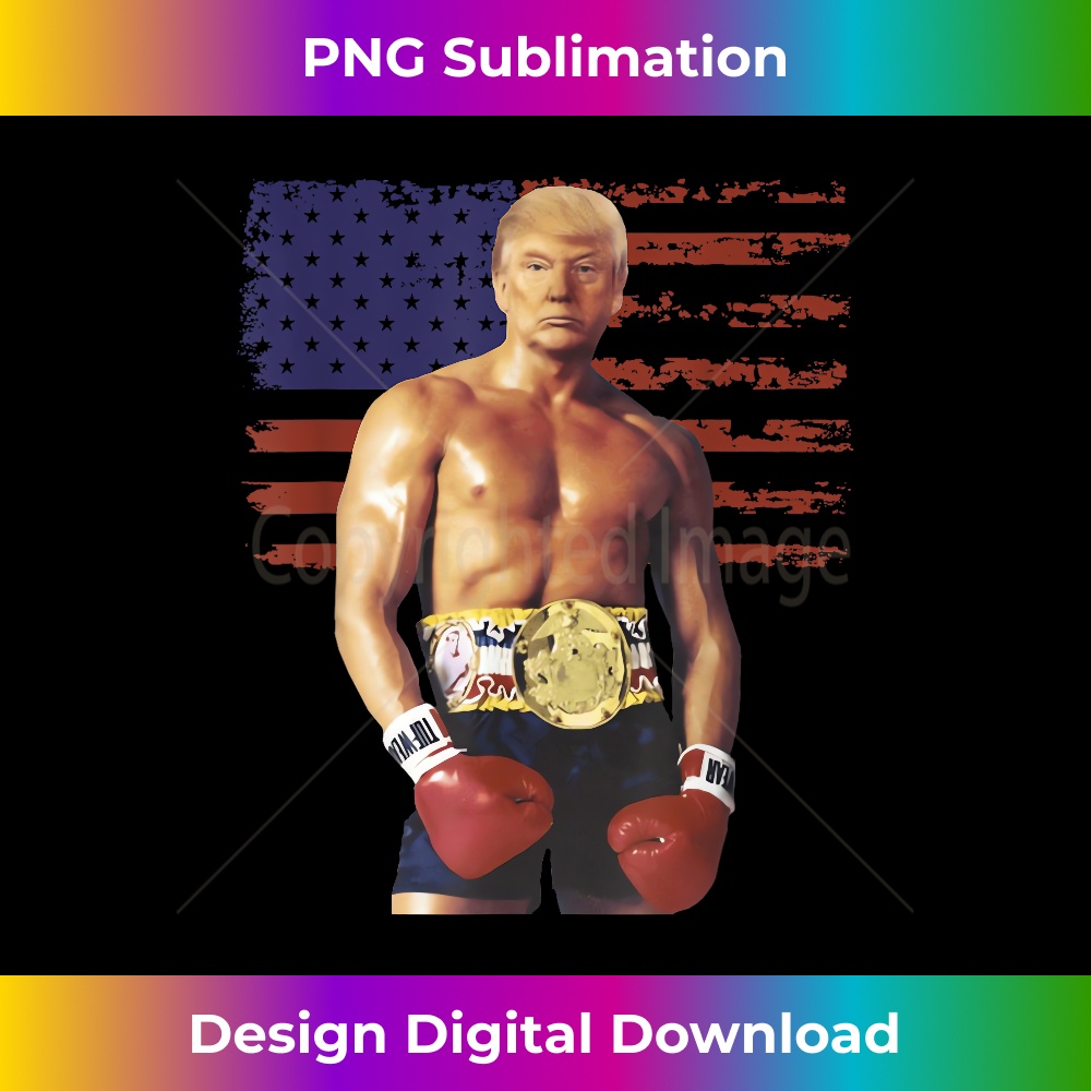 Funny Trump Rocky Boxing Meme Boxer US Flag Patriot - Minima | Inspire ...