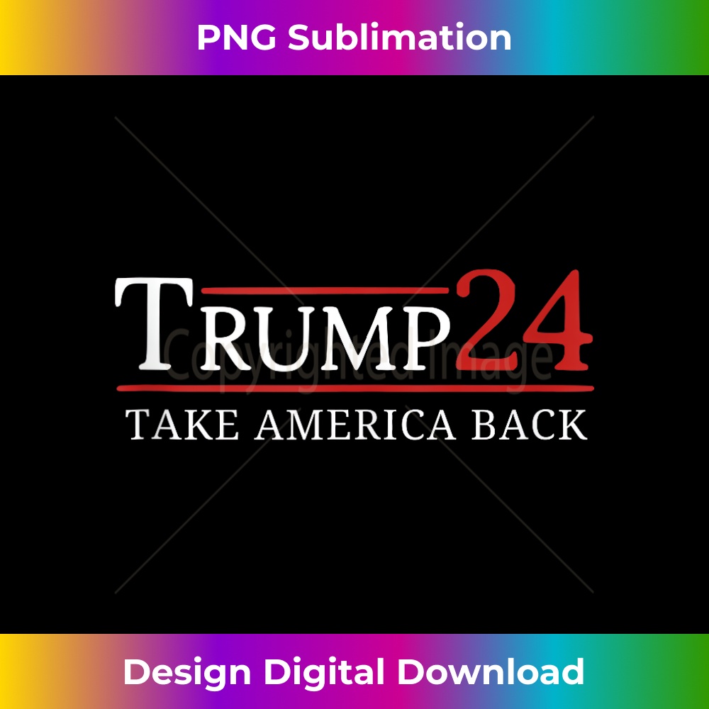 Donald Trump Take America Back 2024 Trump 2024 USA Flag Tank | Inspire ...