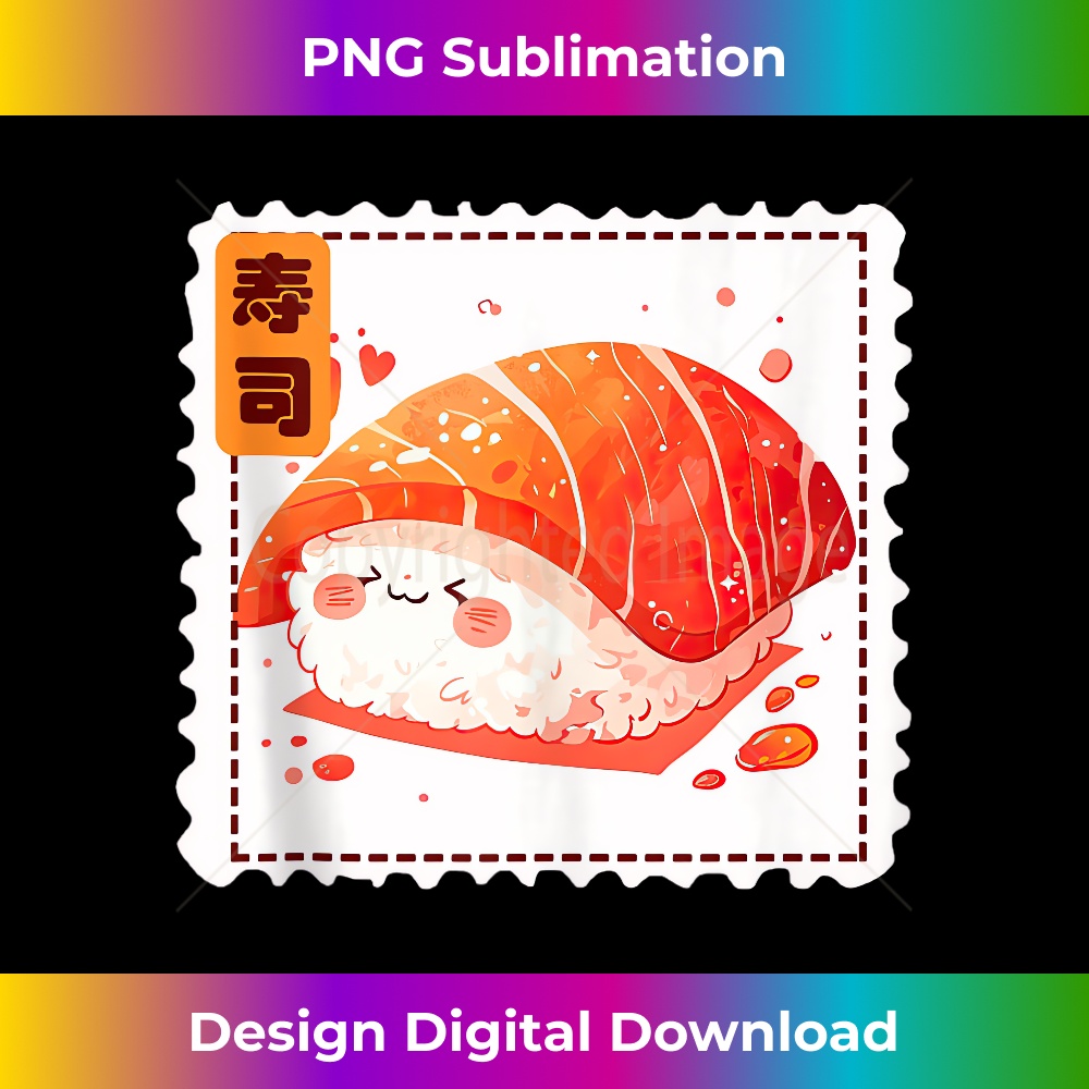 Cute Sushi Japanese Food Postage Stamp Kawaii Aesthetic Tank - Inspire ...