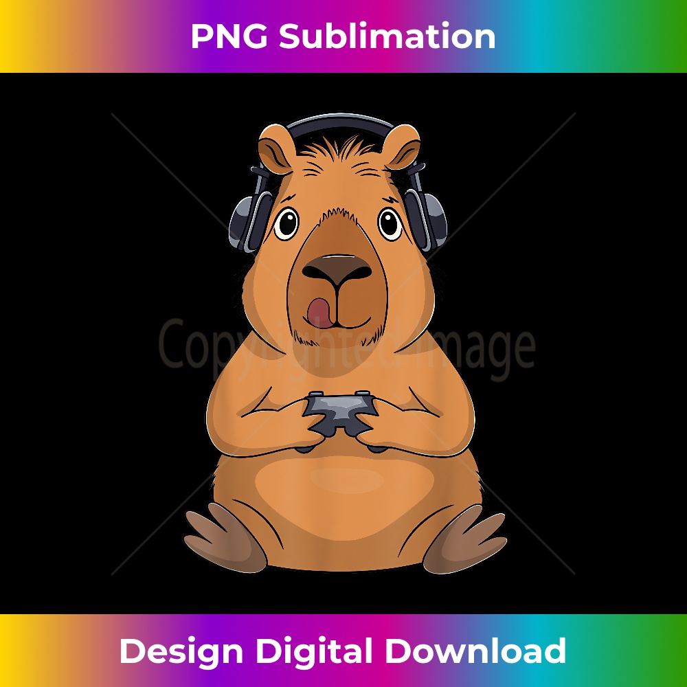 Gaming Capybara - Luxe Sublimation PNG Download - Infuse Eve - Inspire ...
