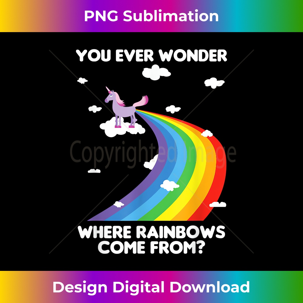 Fun Unicorn Rainbow Fart Poop Where Rainbows From Joke Gift | Inspire ...