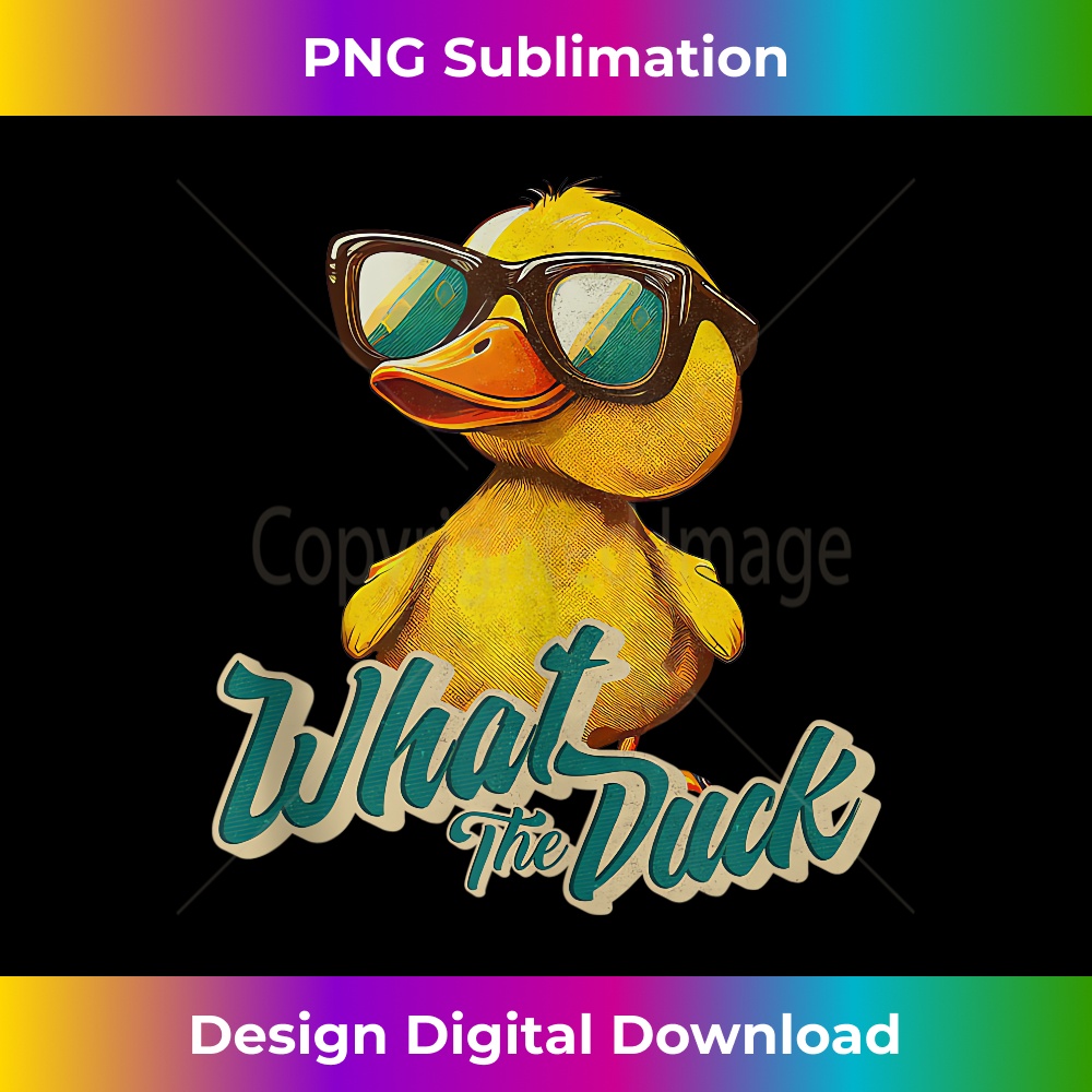 What The Duck Funny Yellow Rubber Ducky Loves Ducks Tank Top | Inspire ...