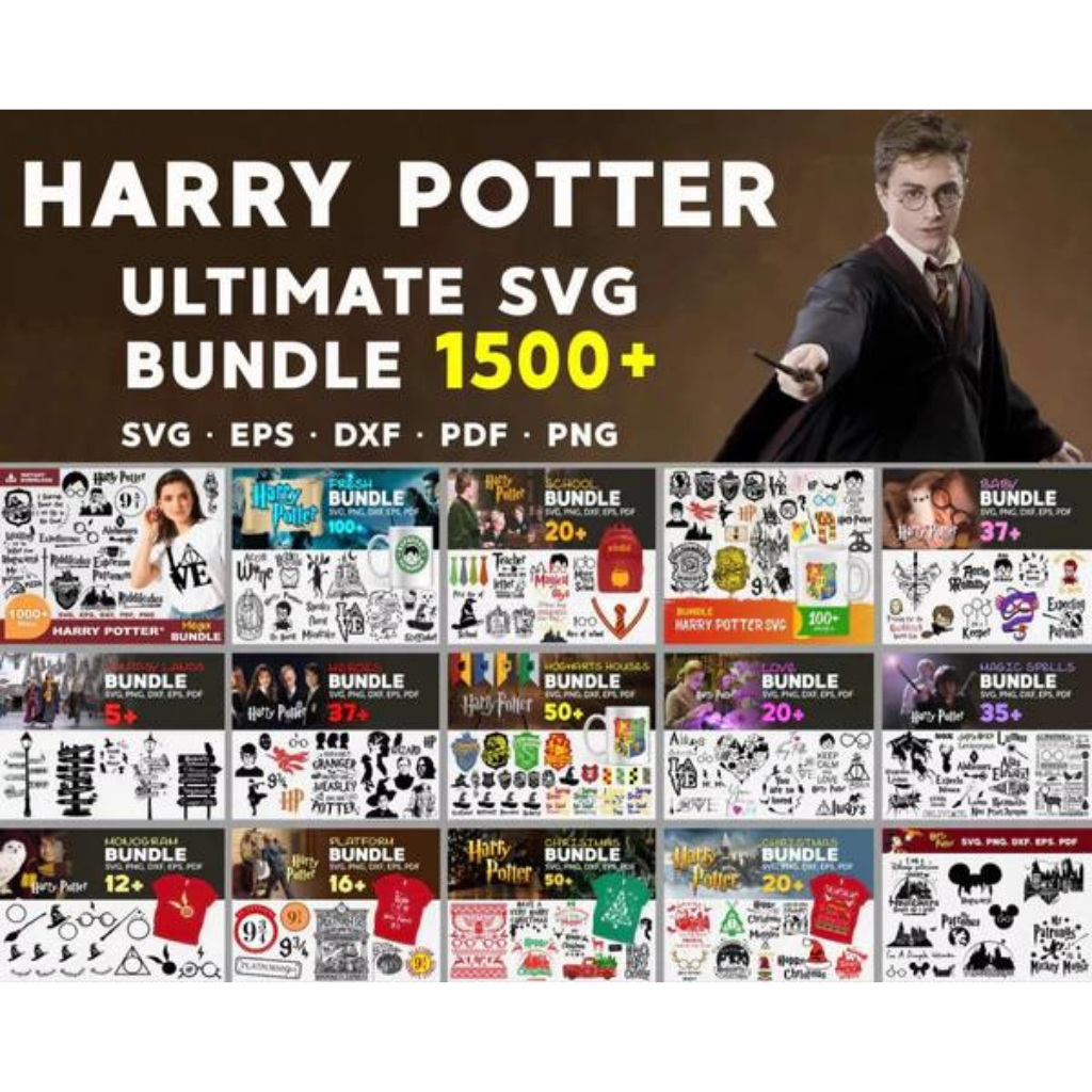 Harry Potter SVG, Harry Potter PNG, Harry Potter Clipart, Ha | Inspire ...