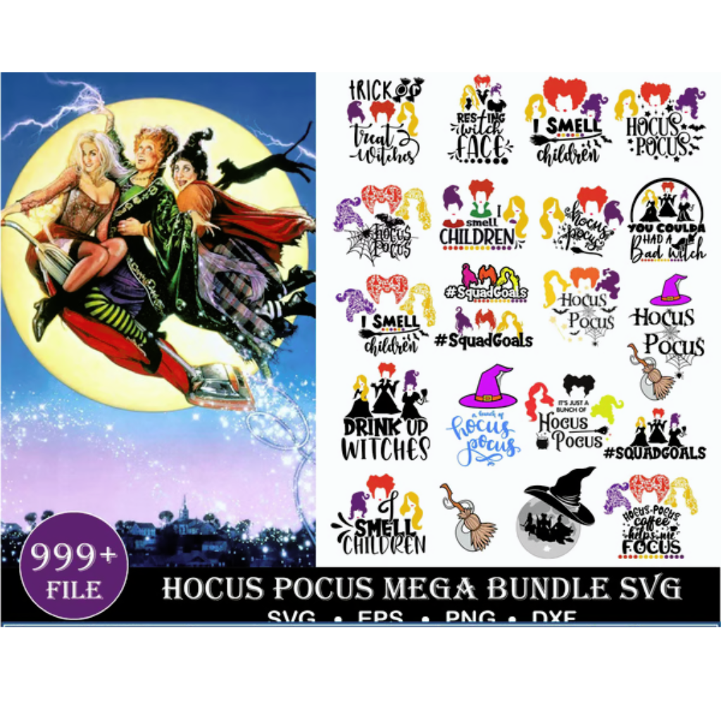 Hocus Pocus SVG , Hocus Pocus PNG, Hocus Pocus Clipart, Hocu | Inspire ...