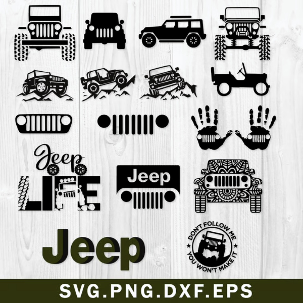 Jeep Bundle Svg, Jeep Svg, Jeep Png, Jeep Vector, Jeep Cricu - Inspire ...