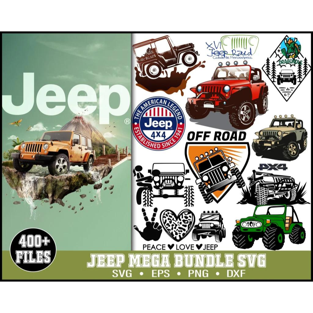 Jeep Bundle Svg, Jeep Svg, Jeep Png, Jeep Vector, Jeep Cricu - Inspire ...