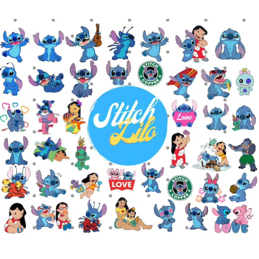 Lilo and Stitch SVG, Lilo and Stitch PNG, Lilo and Stitch Cl | Inspire ...