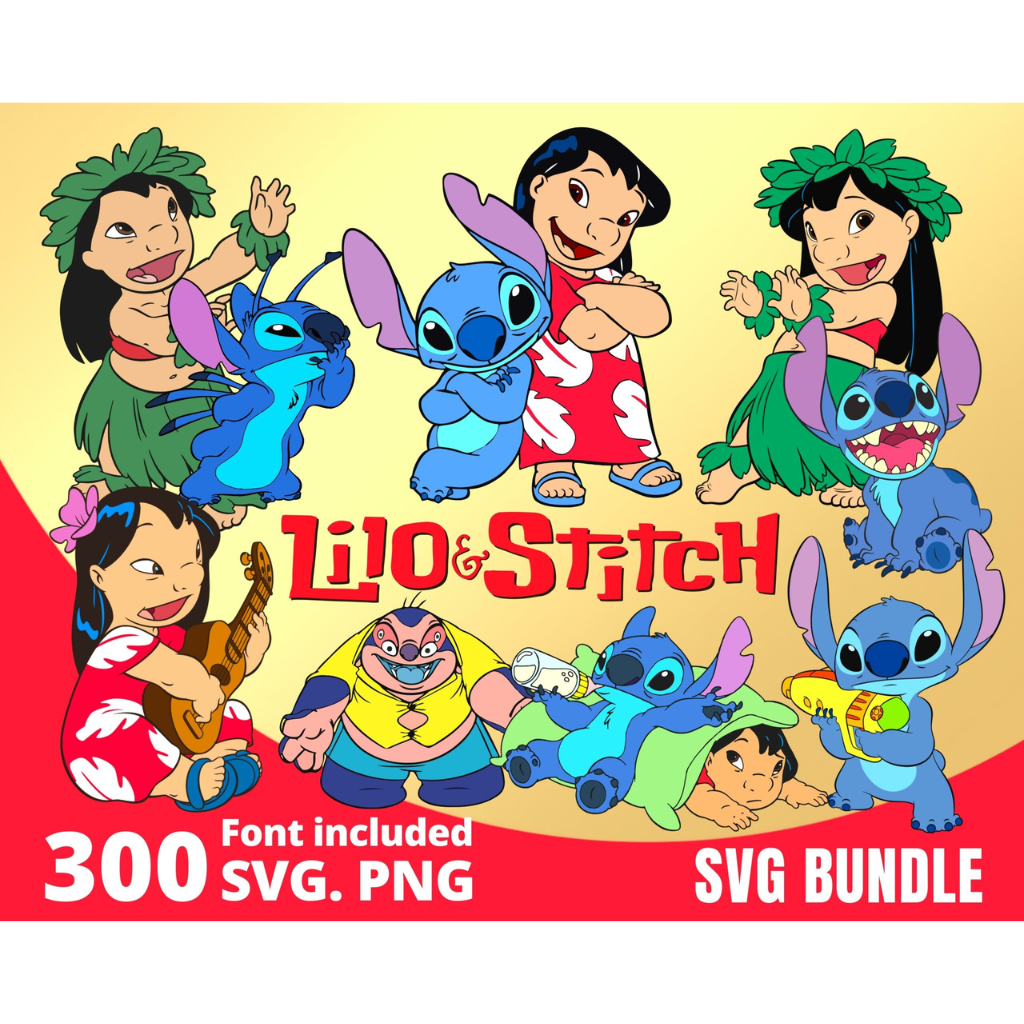 Lilo and Stitch SVG, Lilo and Stitch PNG, Lilo and Stitch Cl - Inspire ...