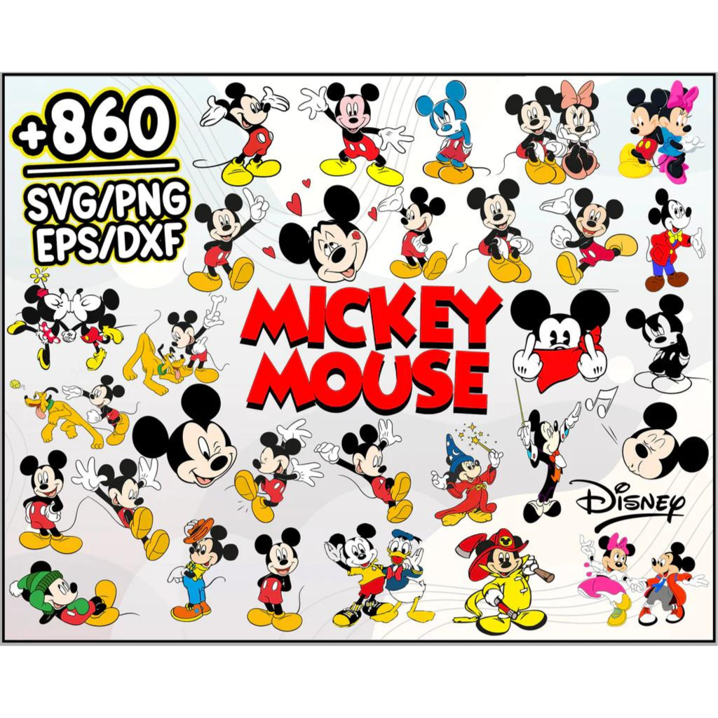 Mickey Mouse SVG, Mickey Head SVG, Mickey Mouse Logo, Mickey | Inspire ...