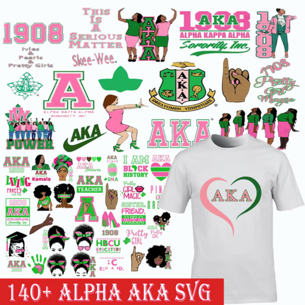Alpha Kappa Alpha SVG Bundle, Alpha Kappa Alpha Svg, Sororit - Inspire ...