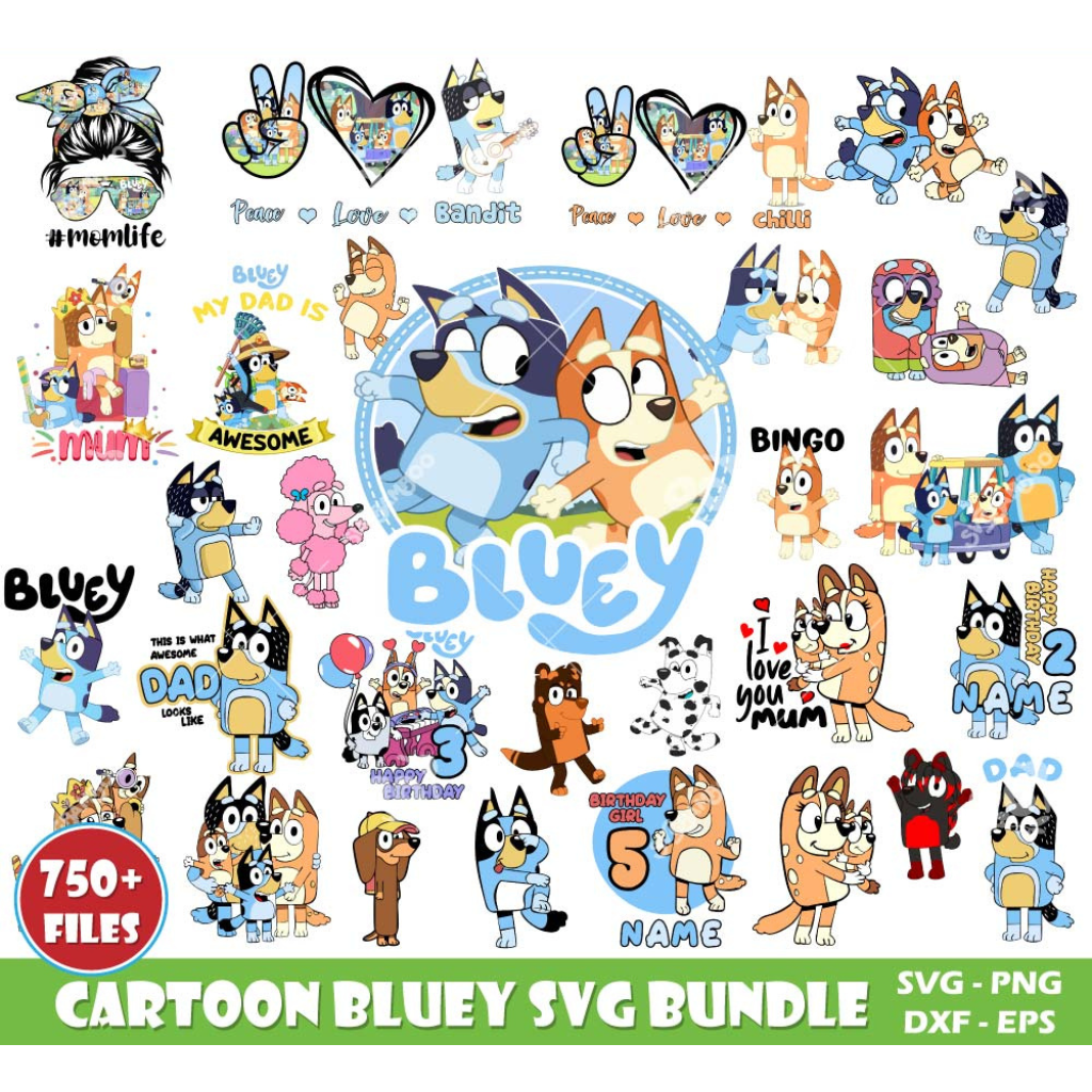 Snickers Bluey Svg, Bluey Svg, Bluey, Blue, Blue Dog, Bluey | Inspire ...
