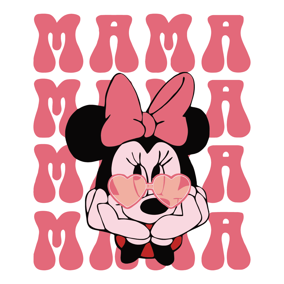 Cute Mama Minnie Mouse SVG | Inspire Uplift
