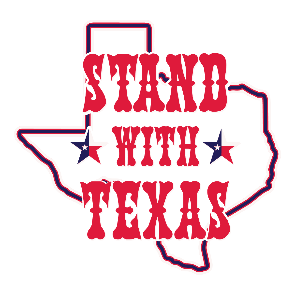 I Stand With Texas Secure Our Borders SVG - Inspire Uplift