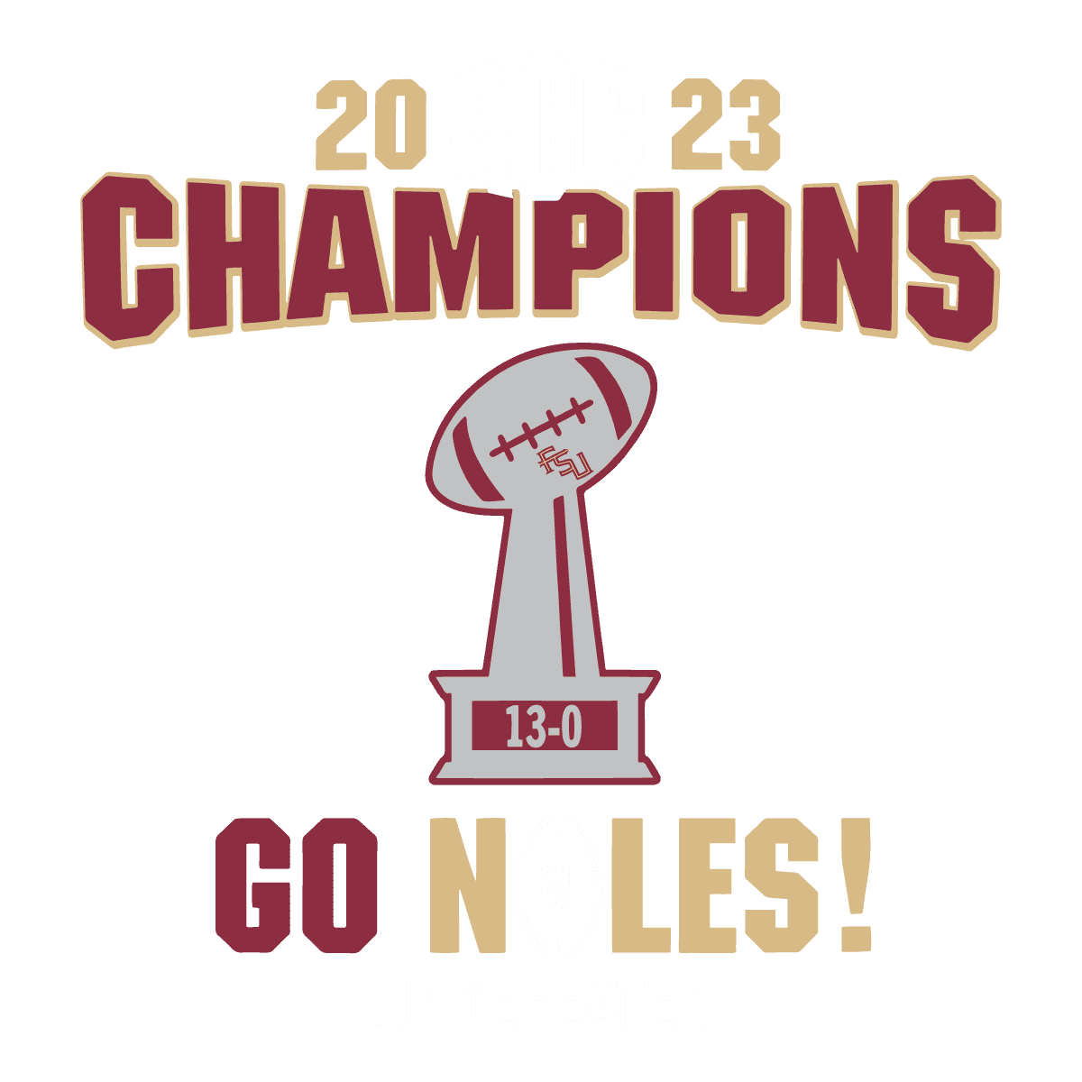 Fsu Acc Championship Go Noles 2023 SVG Digital Download - Inspire Uplift