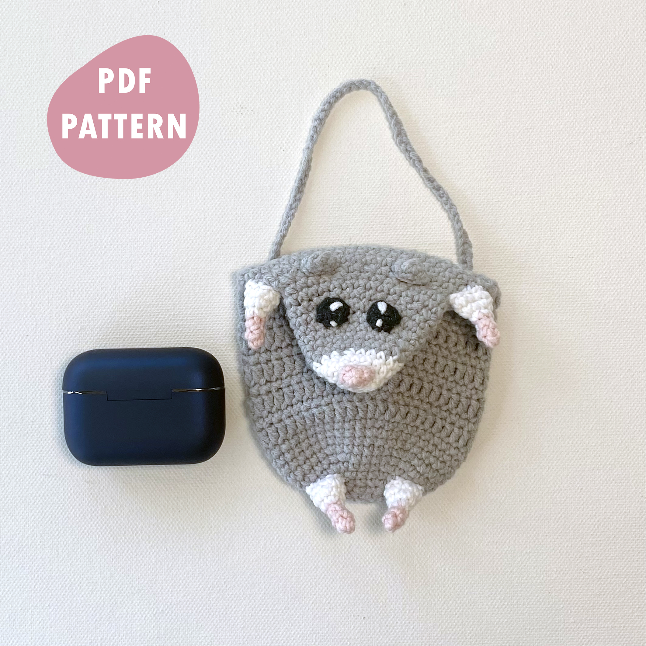 Crochet Sad Hamster meme Pouch Tutorial | Inspire Uplift