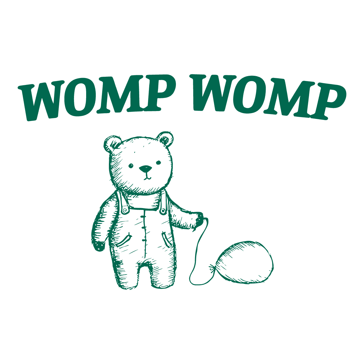 Retro Womp Womp Bear Meme SVG | Inspire Uplift