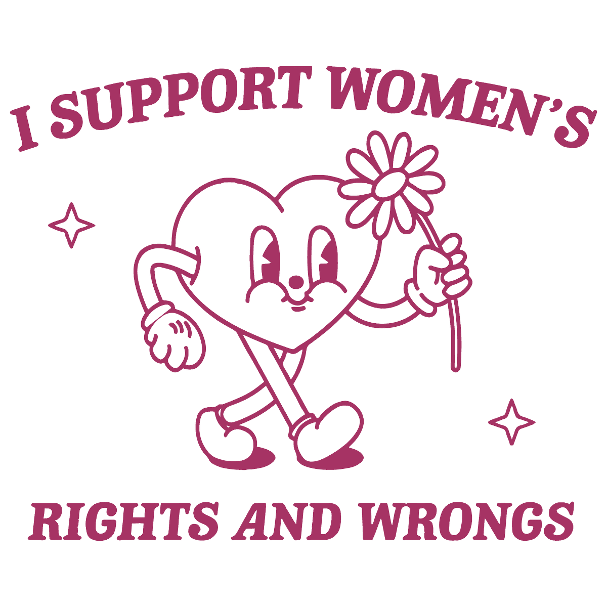 I Support Womens Rights And Wrongs SVG | Inspire Uplift