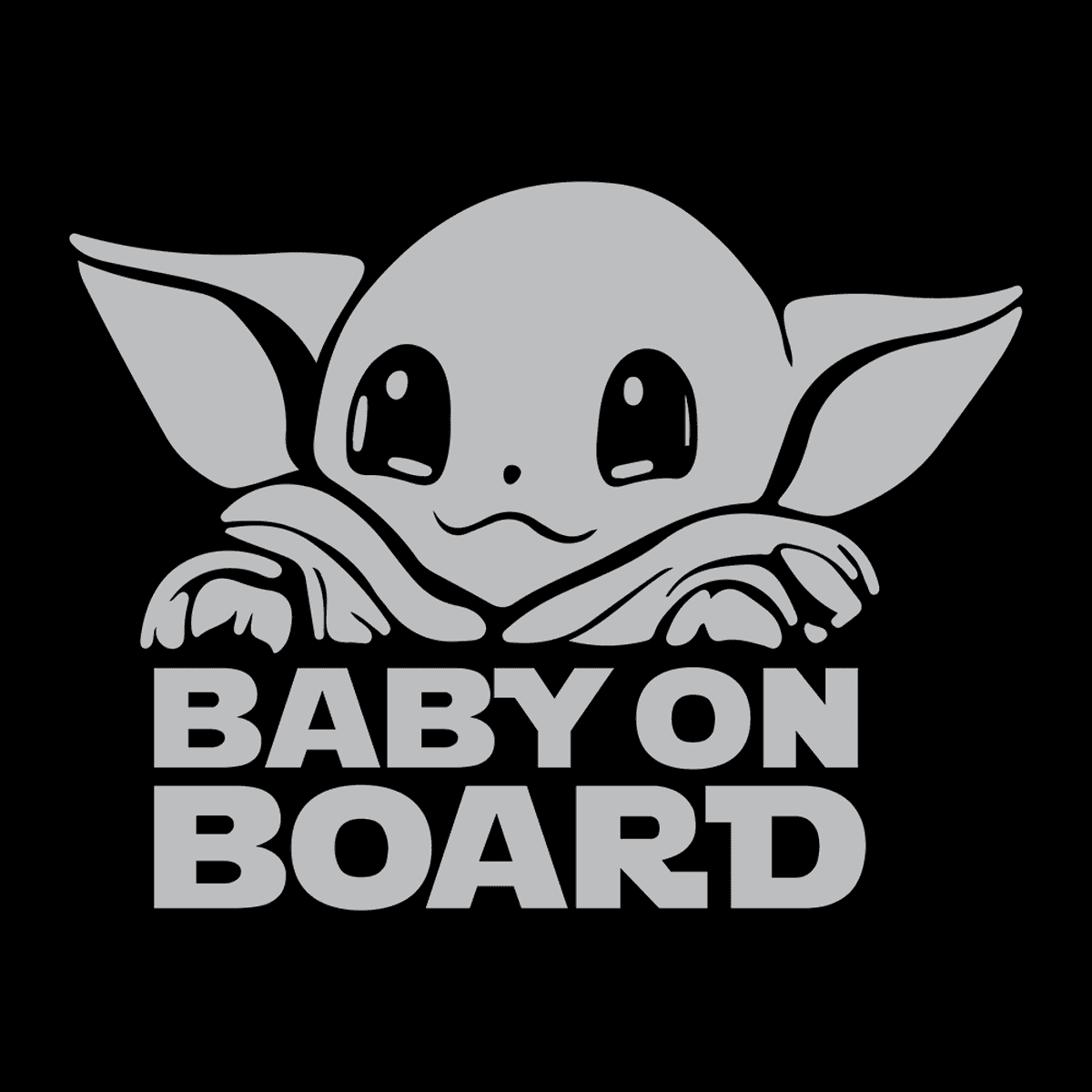 Baby Yoda Board SVG, Love Baby Yoda Cute Gift For Kids | Inspire Uplift