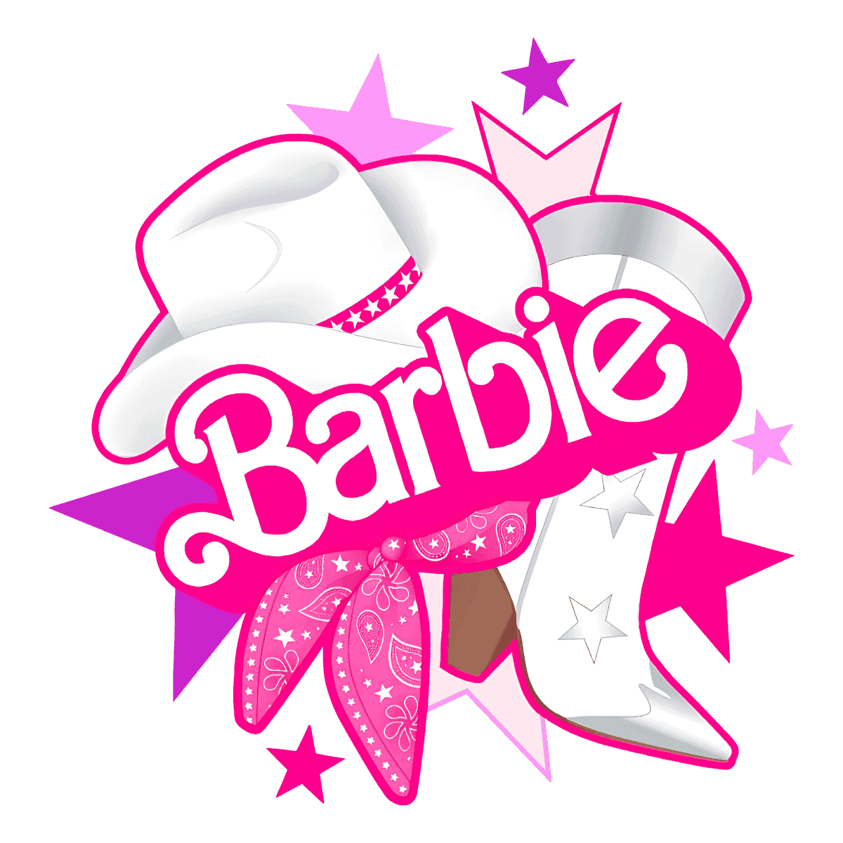 Cowgirl Barbie PNG Barbie Dream House PNG Silhouette File | Inspire Uplift
