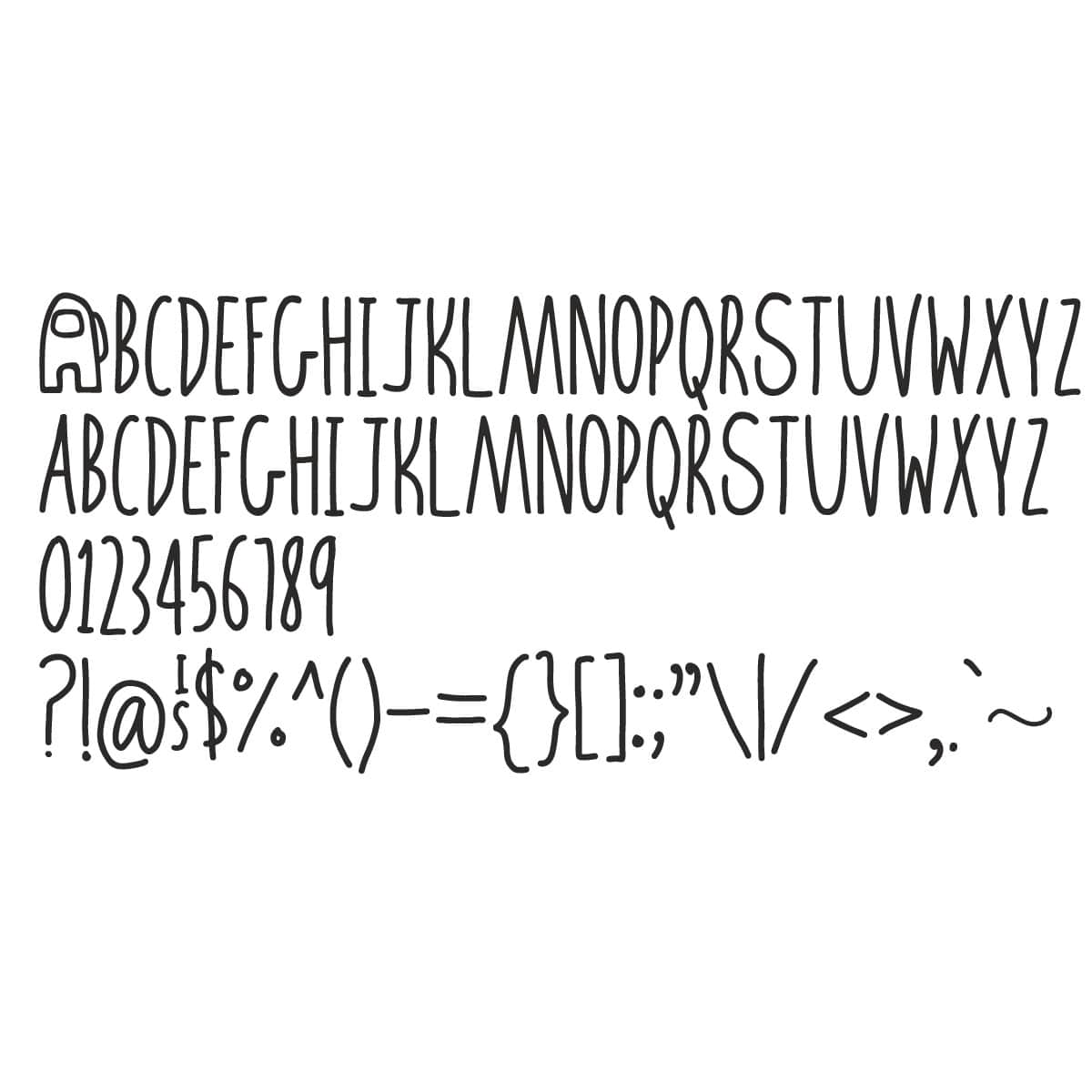 Among Us Font Otf Among Us Font SVG Among Us Logo SVG Vector | Inspire ...