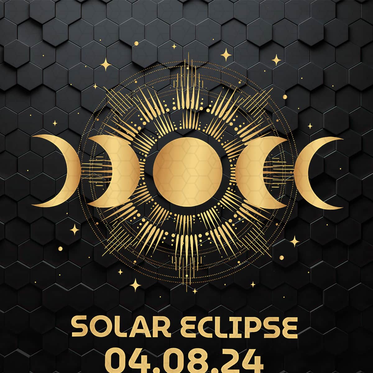 State City Total Solar Eclipse April 2024 PNG | Inspire Uplift