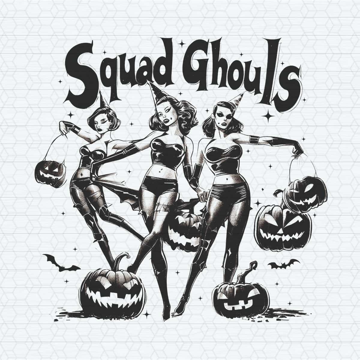 Gothic Squad Ghouls Witches Girls PNG | Inspire Uplift