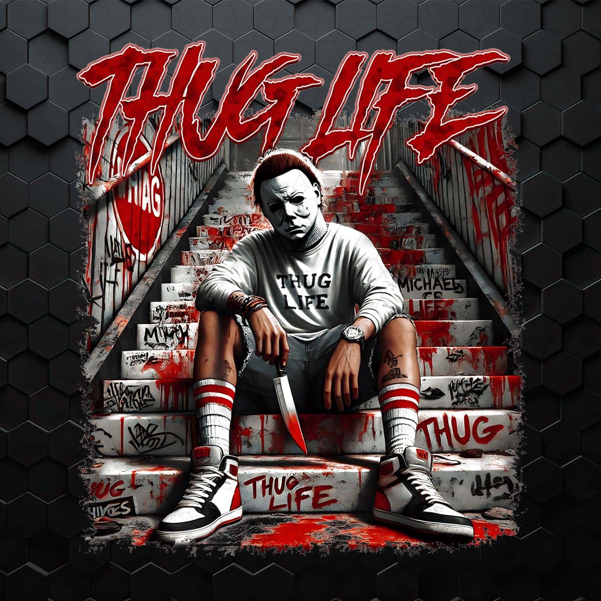 Michael Myers Thug Life Killer PNG | Inspire Uplift