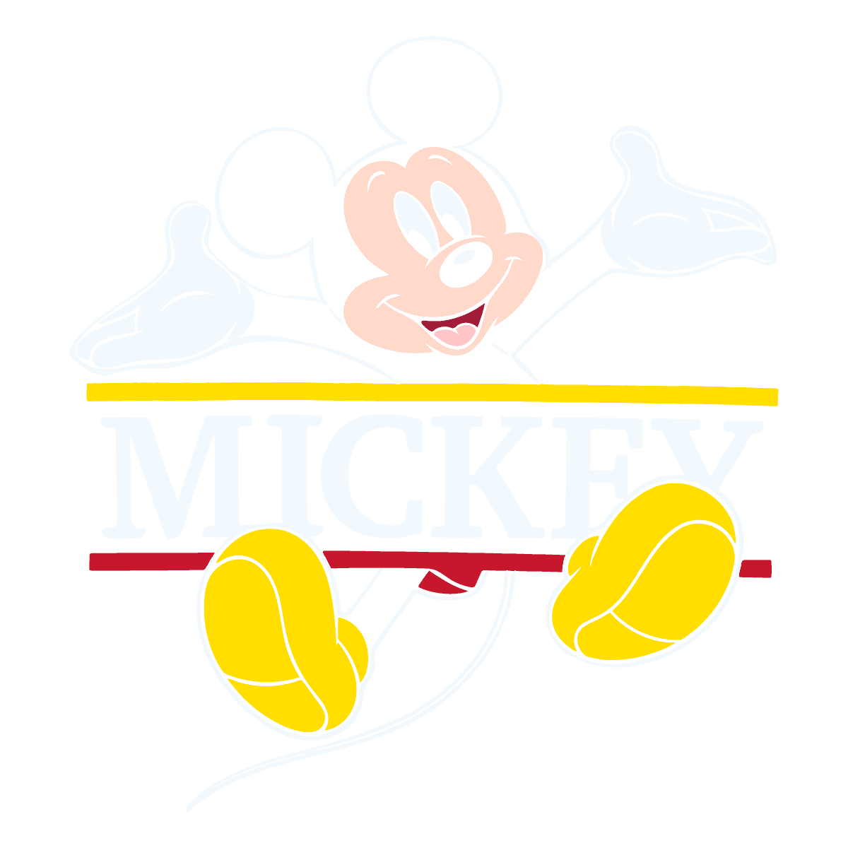 Cute Mickey Mouse Disney Character SVG | Inspire Uplift