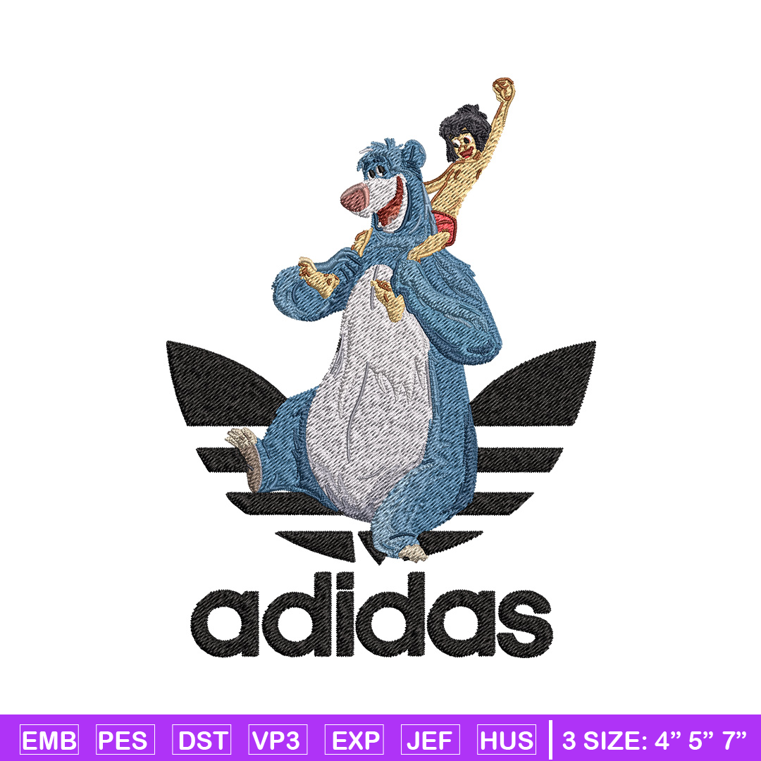Bear adidas Embroidery Design, Adidas Embroidery, Brand Embr | Inspire ...