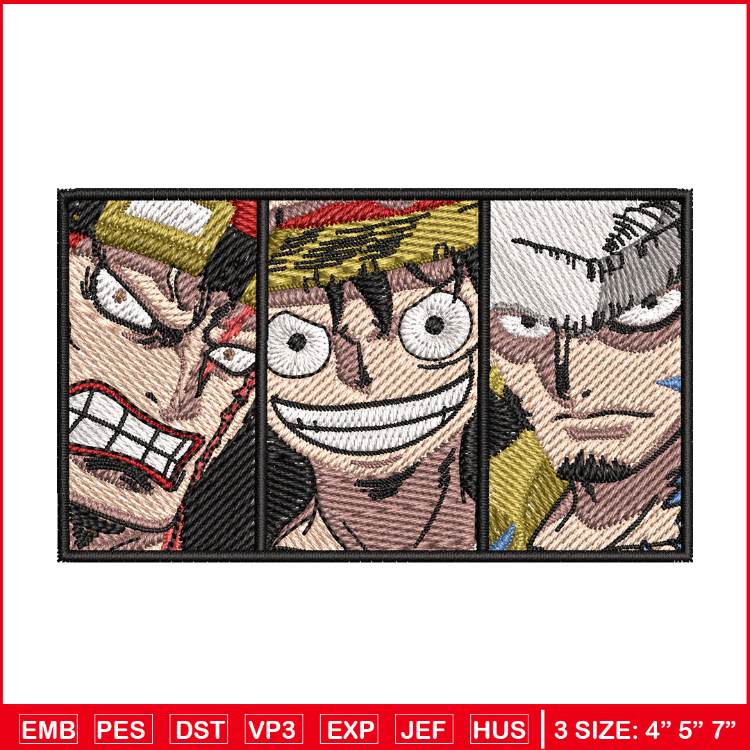 Big priate embroidery design, One piece embroidery, Anime d | Inspire ...
