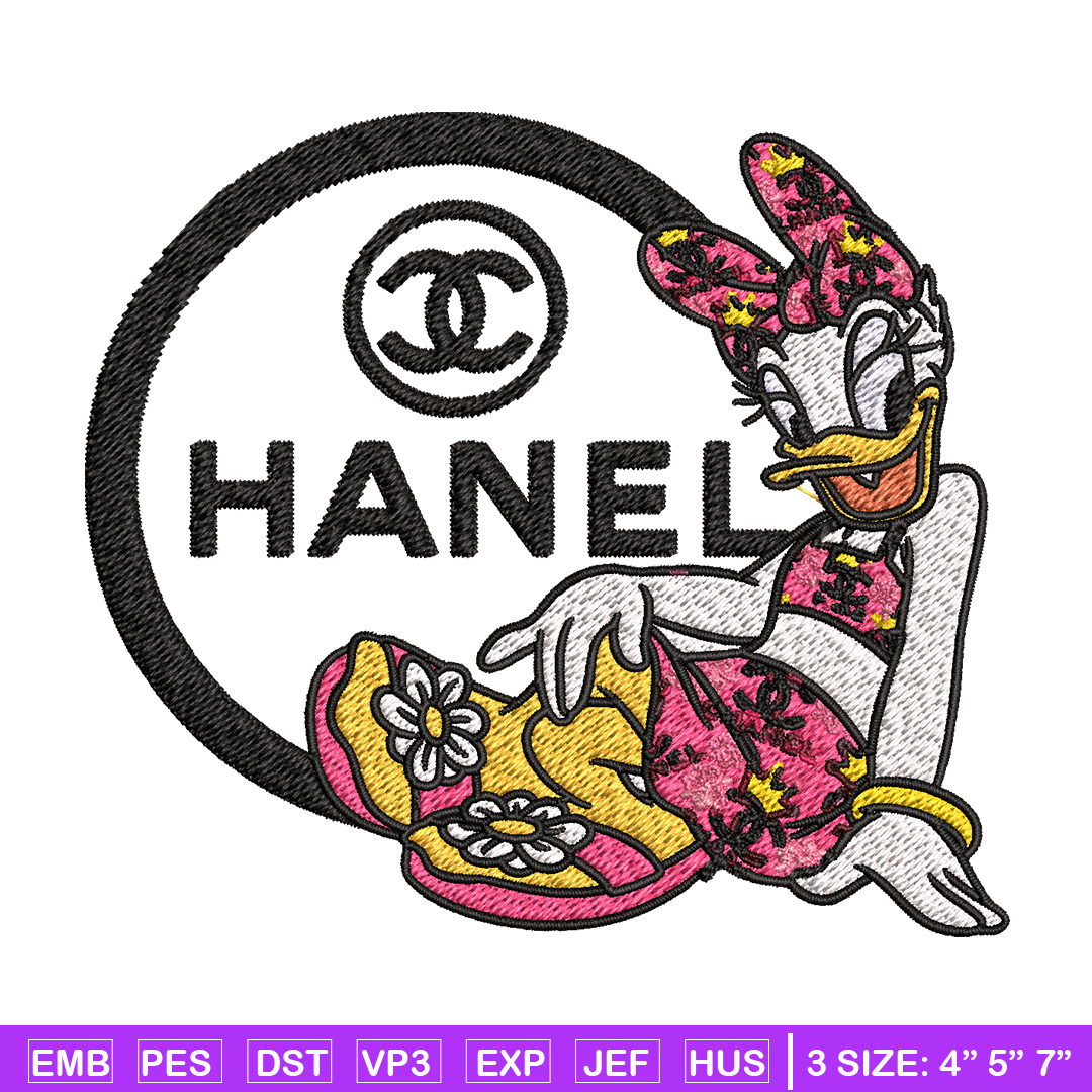 Duck cartoon chanel Embroidery Design,Chanel Embroidery, Emb | Inspire ...