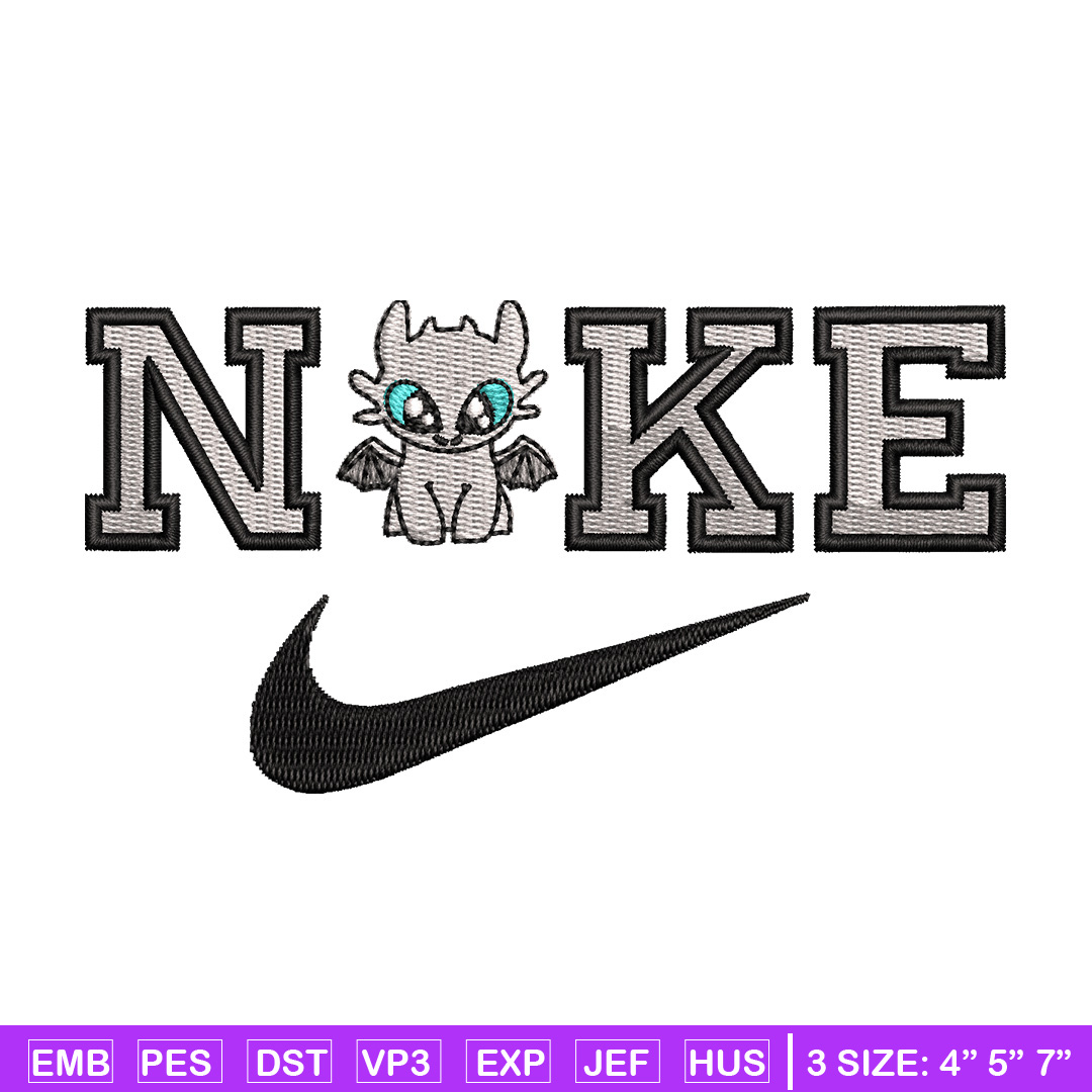 Nike x dragon black embroidery design, Dragon embroidery, Ni | Inspire ...