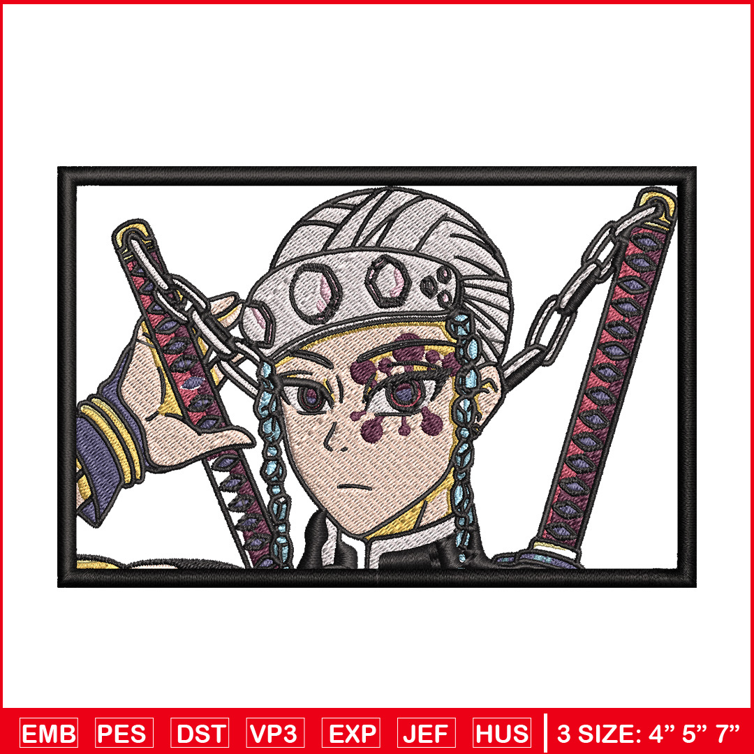 Tengen frame embroidery design, Tengen embroidery, Anime des | Inspire ...