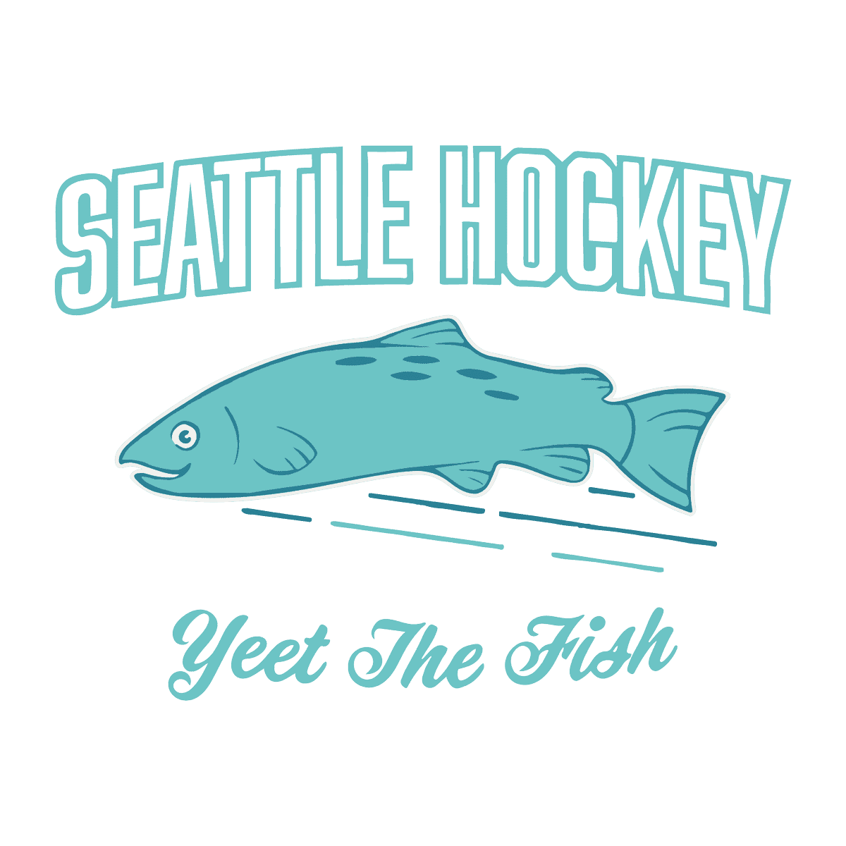 Seattle Hockey Yeet The Fish SVG | Inspire Uplift
