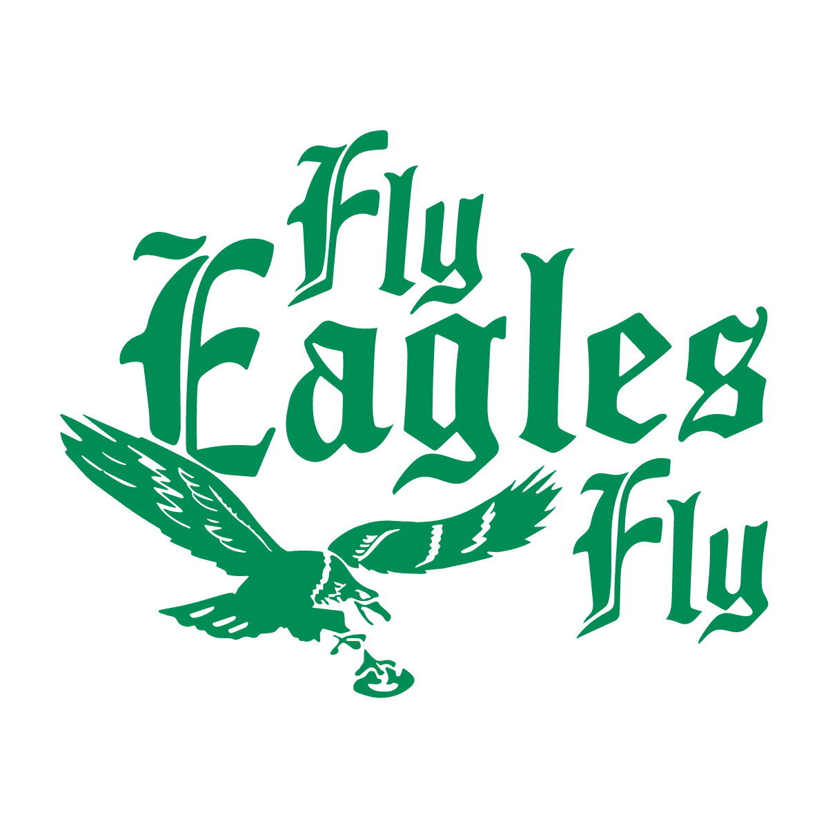 Retro Philadelphia Fly Eagles Fly SVG - Inspire Uplift