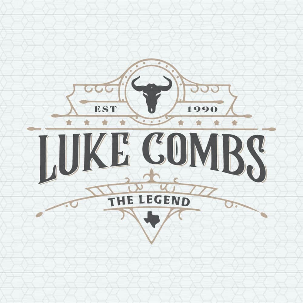 Luke Combs The Legend Est 1990 SVG | Inspire Uplift