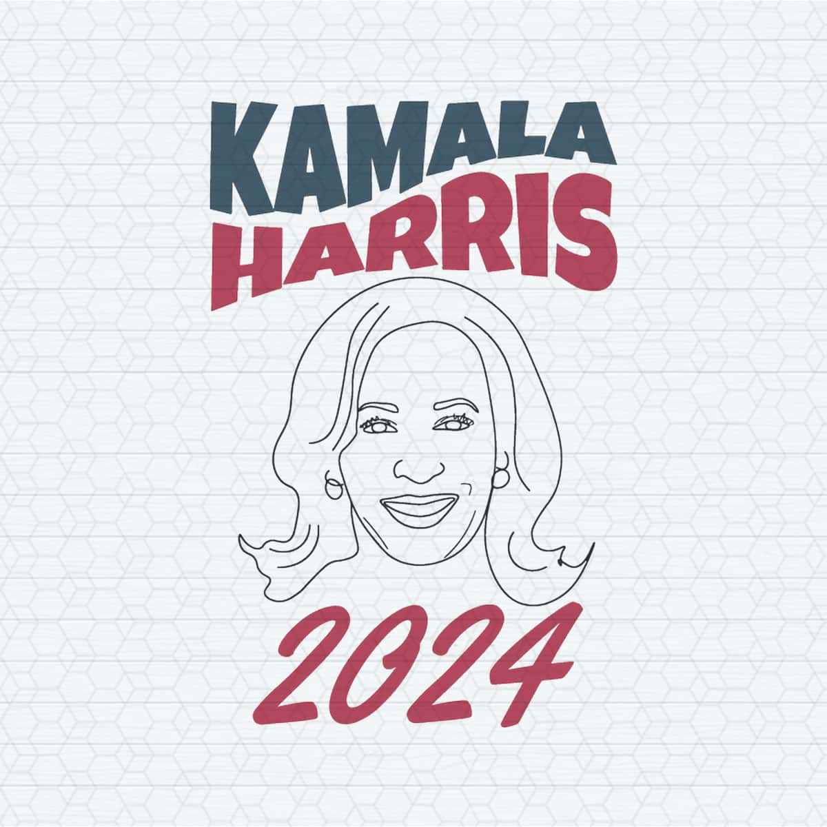 Vintage Kamala Harris 2024 Presidential Election SVG | Inspire Uplift