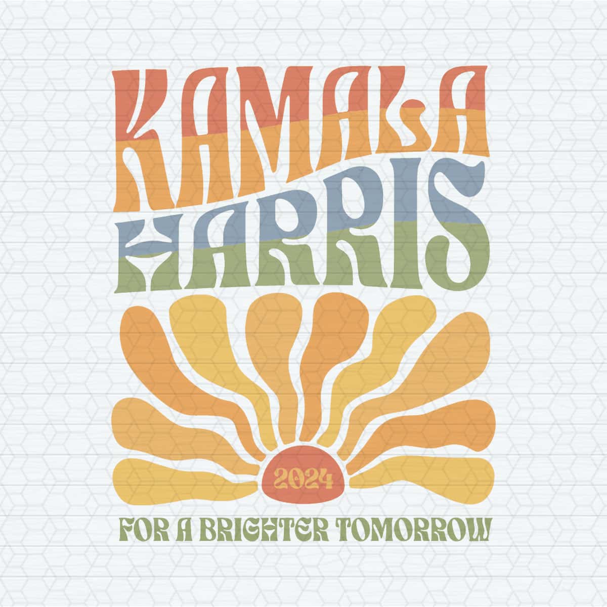 Kamala Harris For A Brighter Tomorrow 2024 SVG | Inspire Uplift
