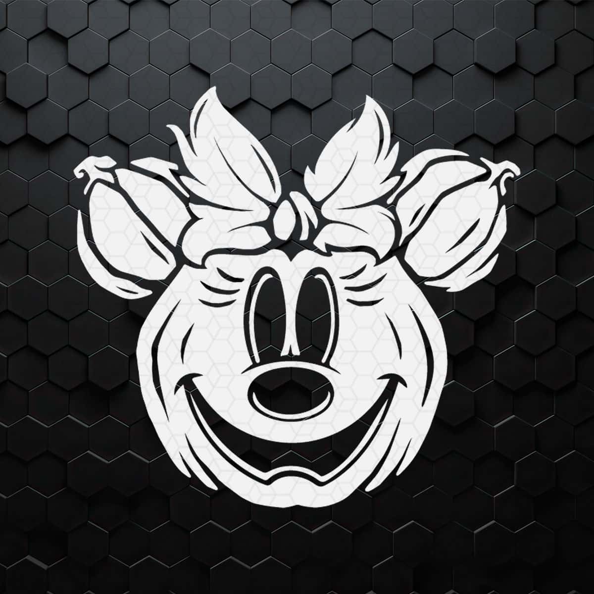 Minnie Mouse Horror Pumpkin Vibes SVG | Inspire Uplift