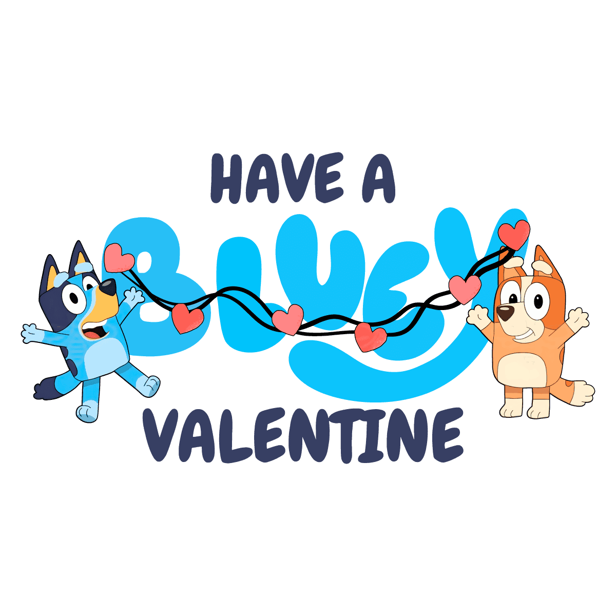 Have A Bluey Valentine Bingo SVG - Inspire Uplift
