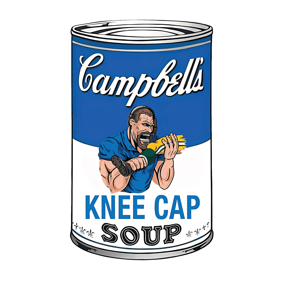 Retro Campbells Kneecap Soup Lions PNG | Inspire Uplift