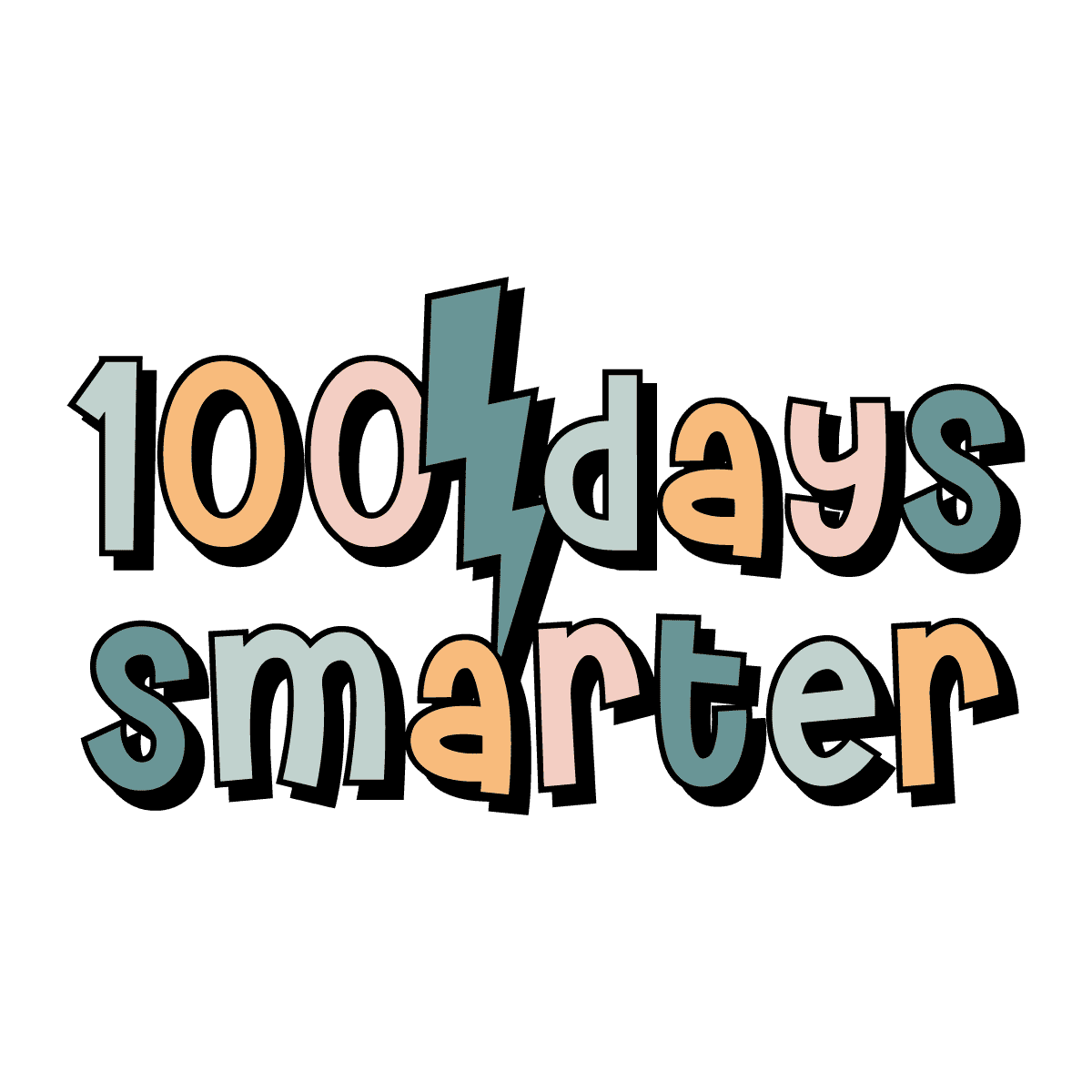 Funny 100 Days Of Smarter SVG - Inspire Uplift