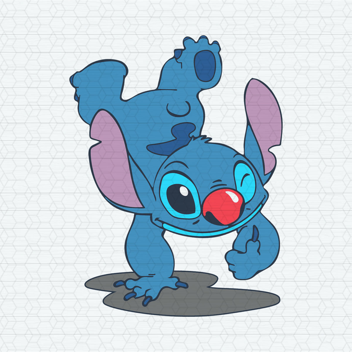 Stitch Red Nose Day Comic Relief SVG | Inspire Uplift