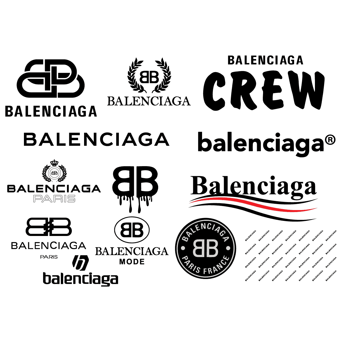 Balenciaga Logos SVG Bundle, Balenciaga Paris SVG Balenciaga | Inspire ...