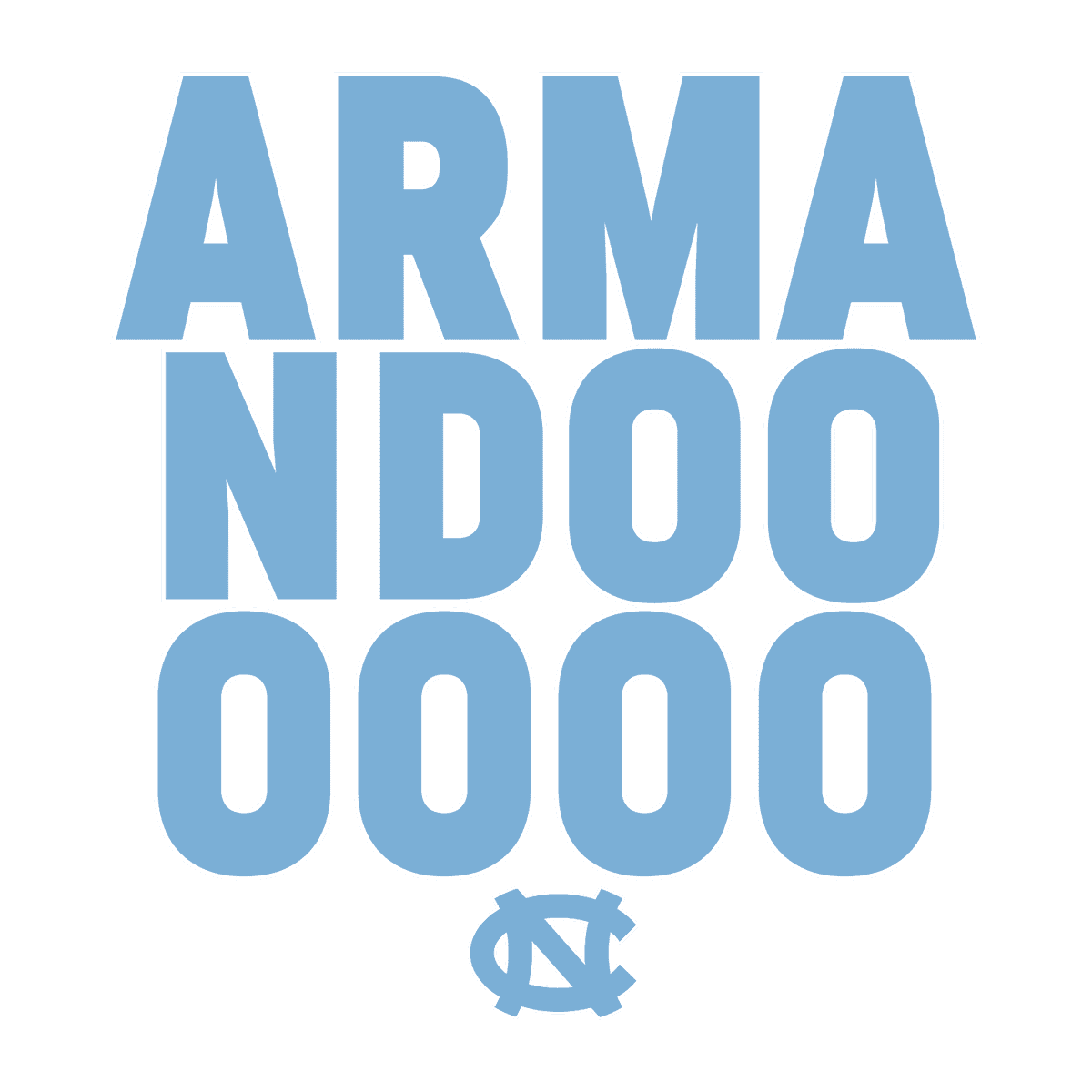 Unc Basketball Armando Bacot Player SVG - Inspire Uplift