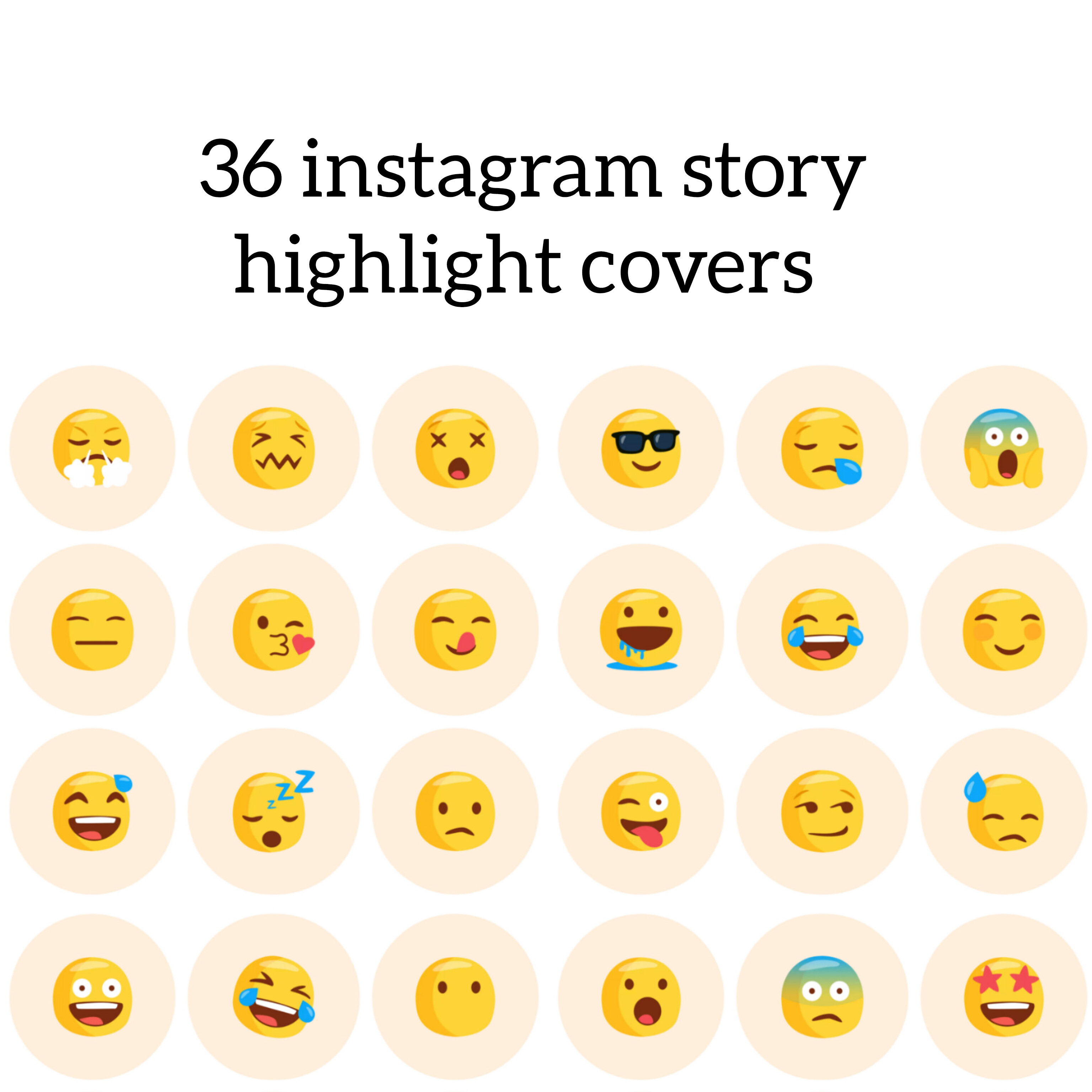 36 Emotions Instagram Highlight Icons. Pink Instagram Highli | Inspire ...